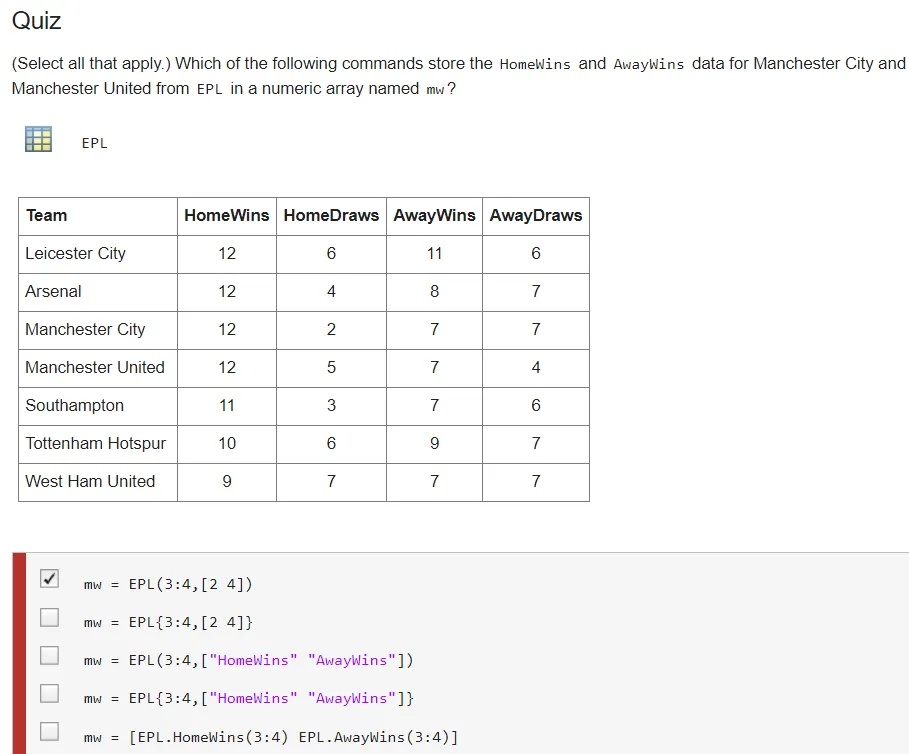 (Select all that apply) Which of the | StudyX
