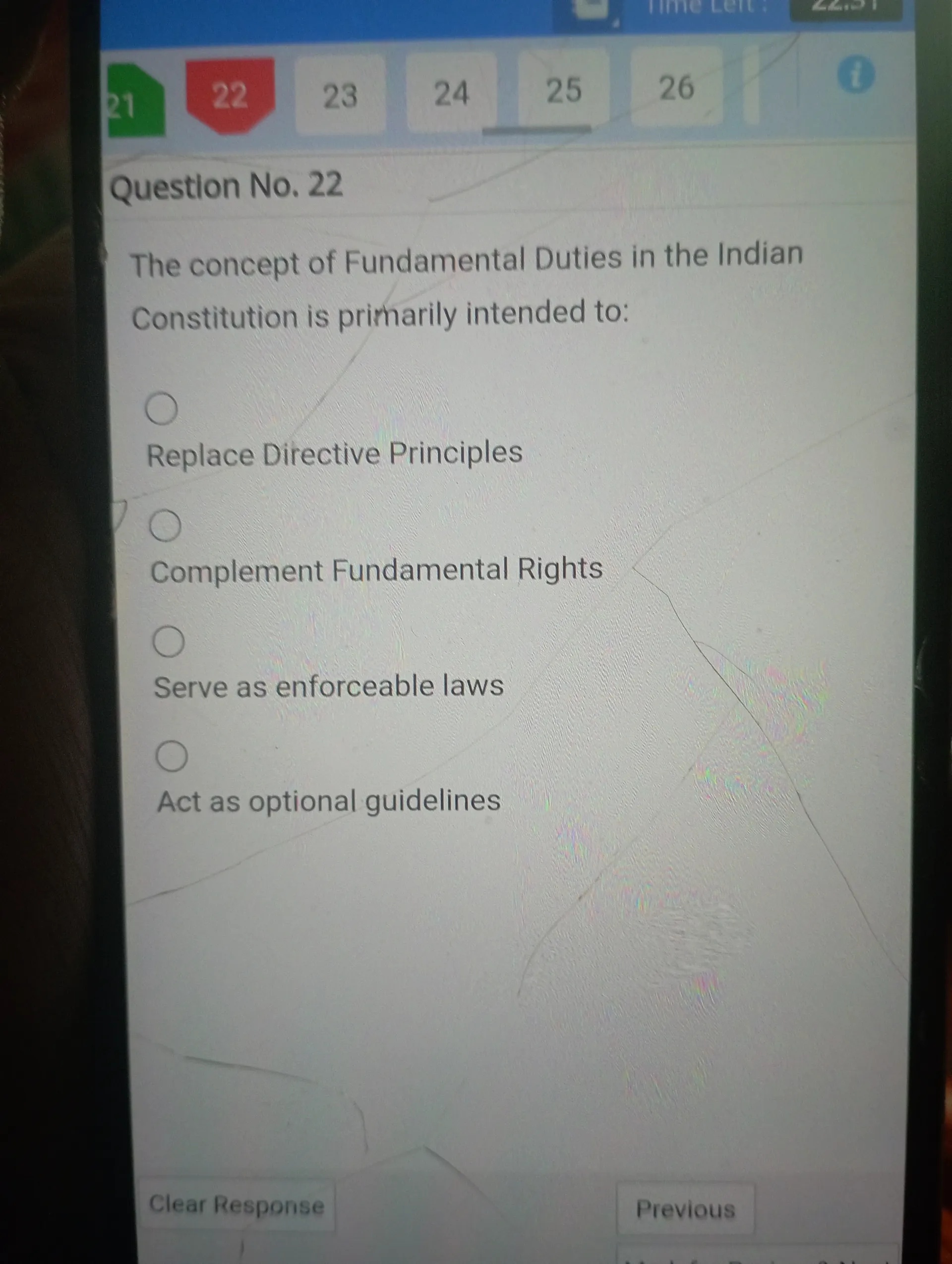 Question No 22 The concept of Fundamental | StudyX