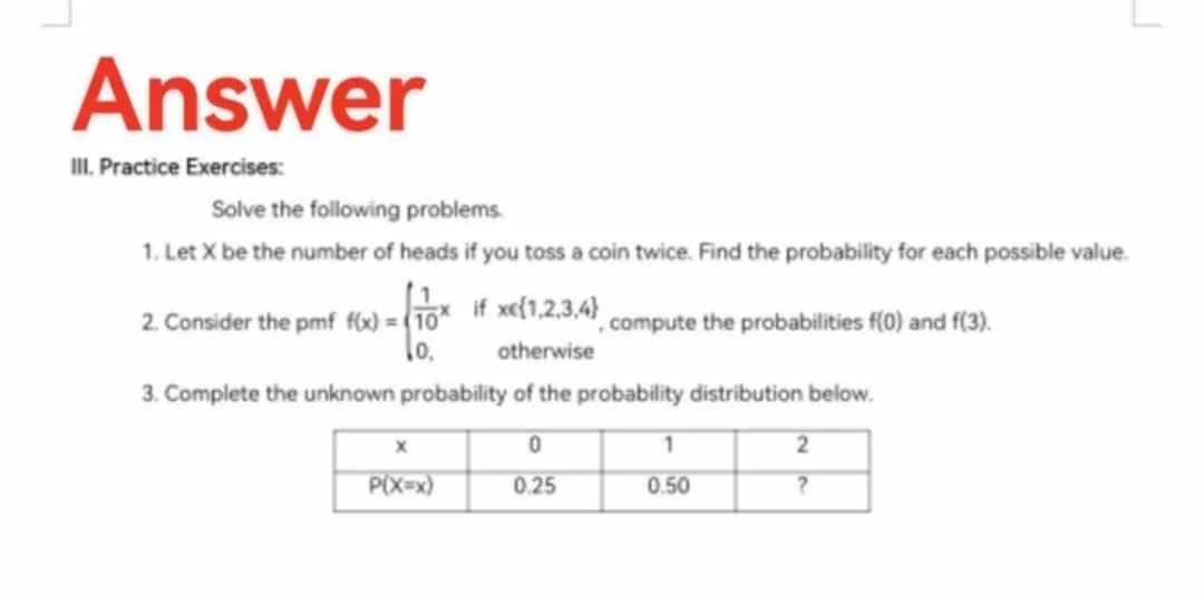 Solve the following problems 1 Let X be the | StudyX