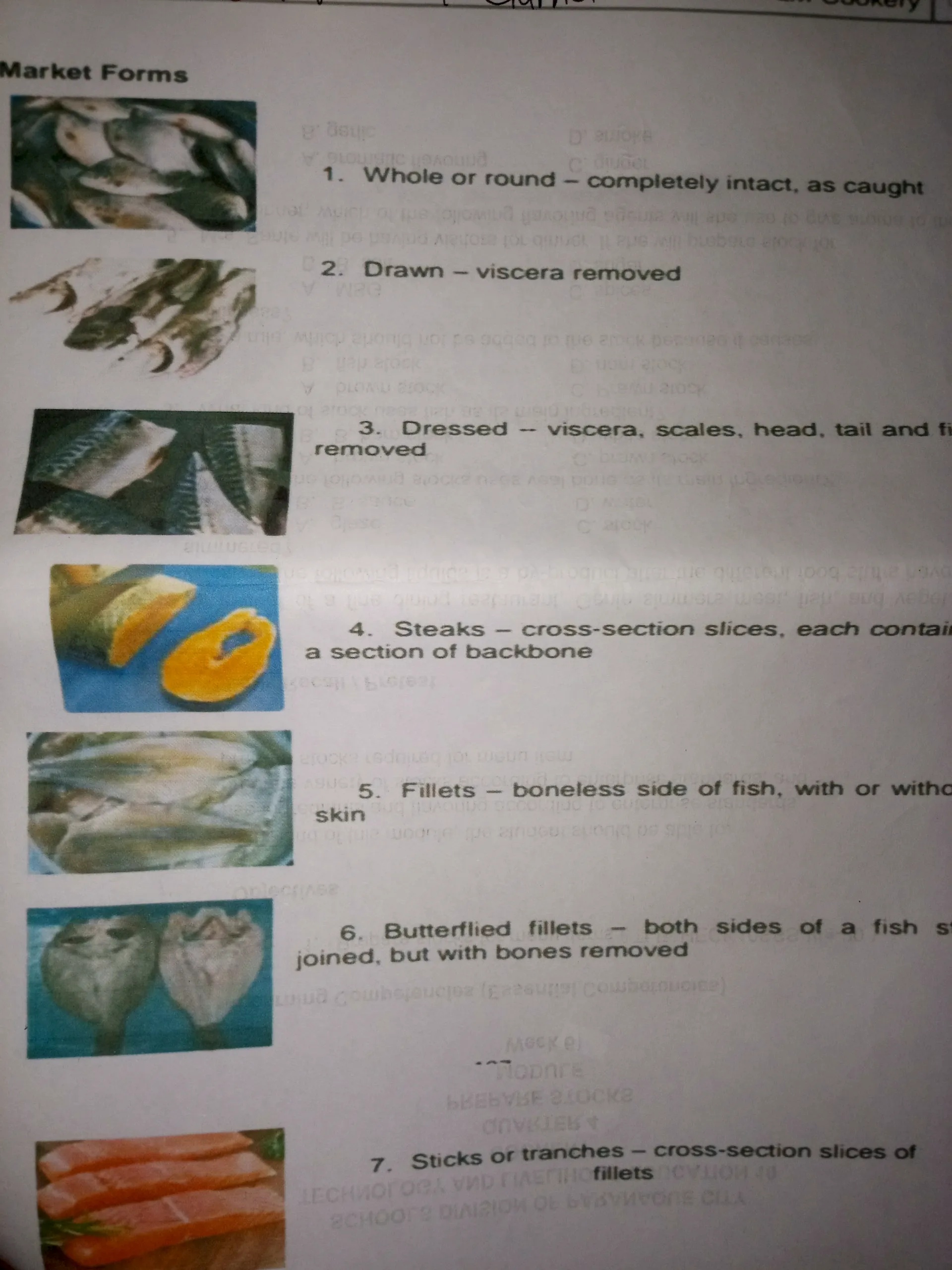 Market Forms 1 Whole or round - completely | StudyX