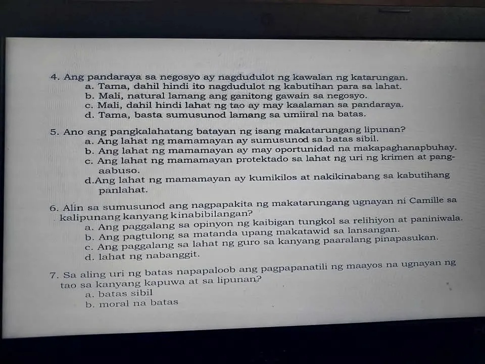 4 Ang pandaraya sa negosyo ay nagdudulot ng | StudyX