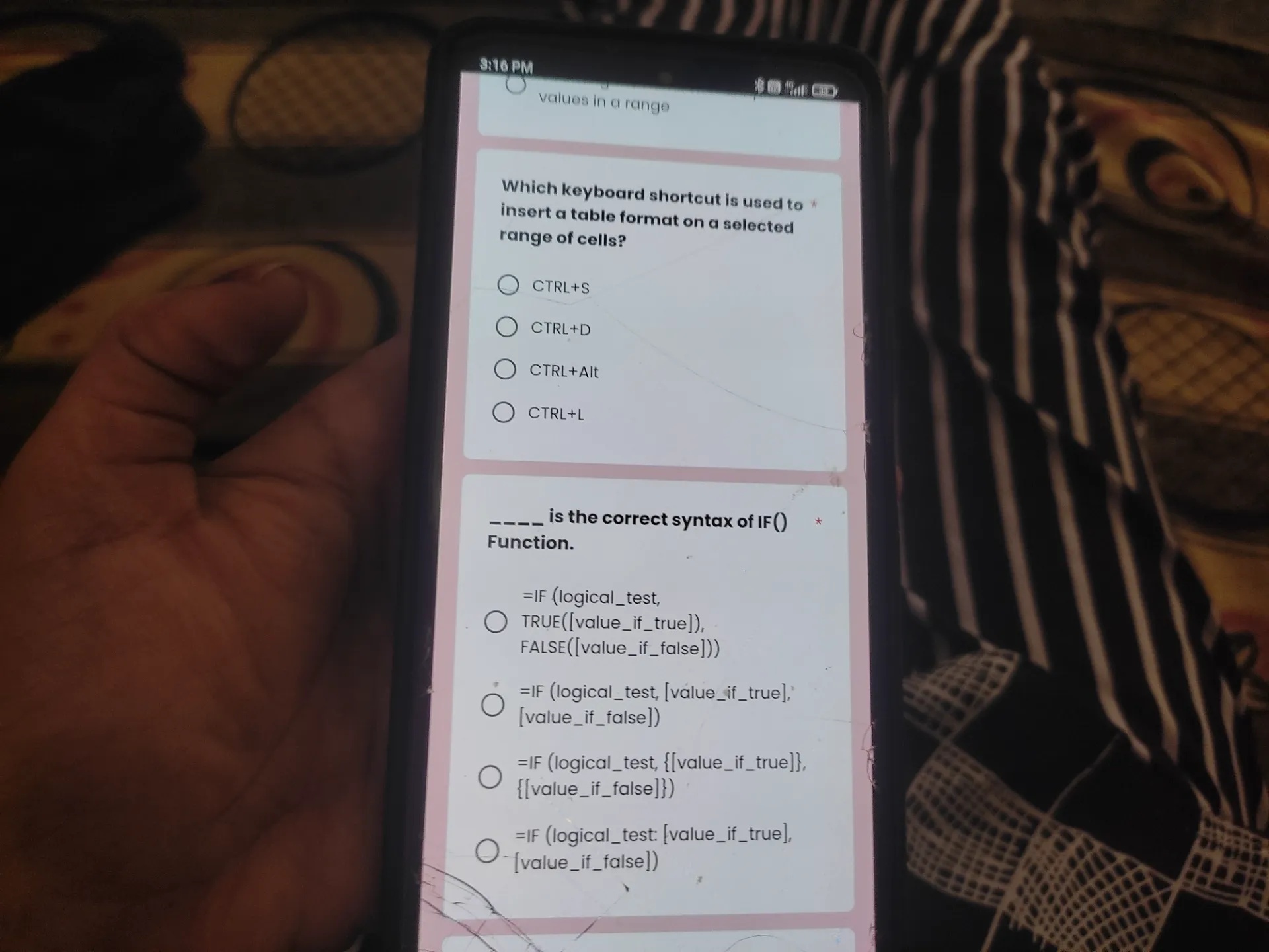 Which keyboard shortcut is used to insert a | StudyX