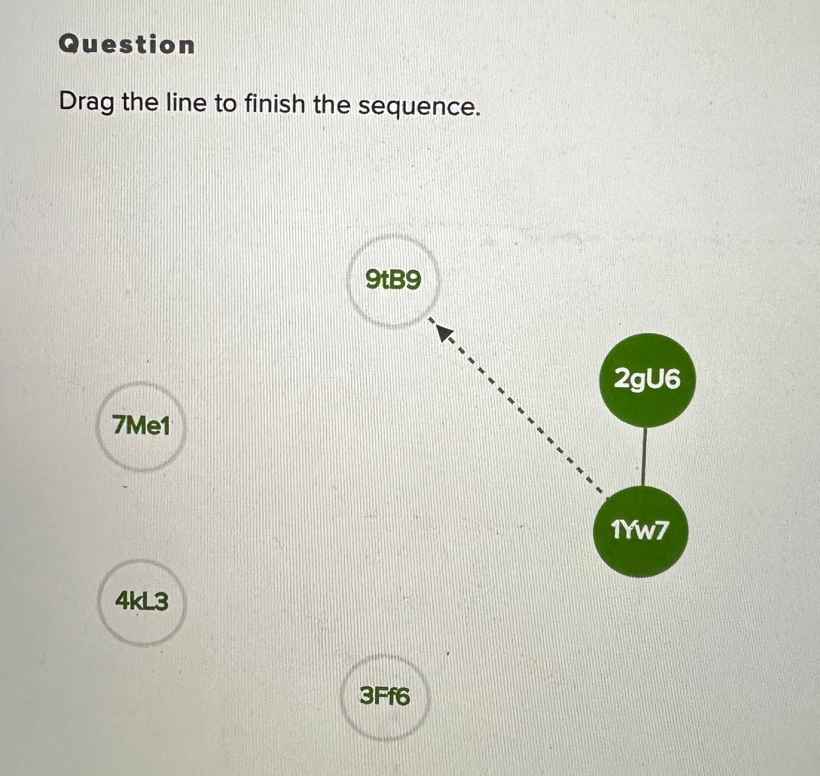 QuestionDrag the line to finish the | StudyX