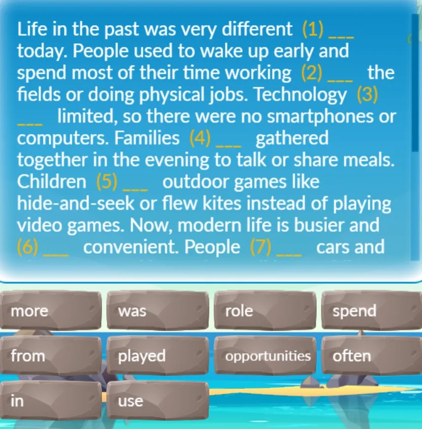 Life in the past was very different (1)