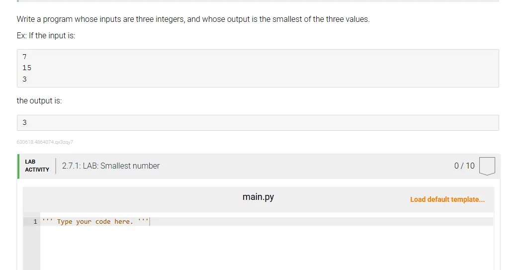Write A Program Whose Inputs Are Three Studyx