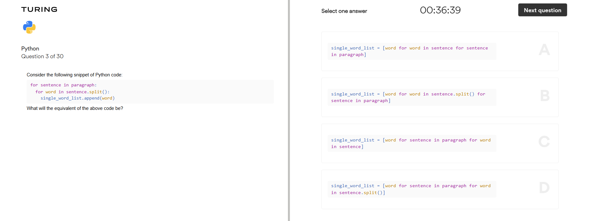 Consider The Following Snippet Of Python Studyx