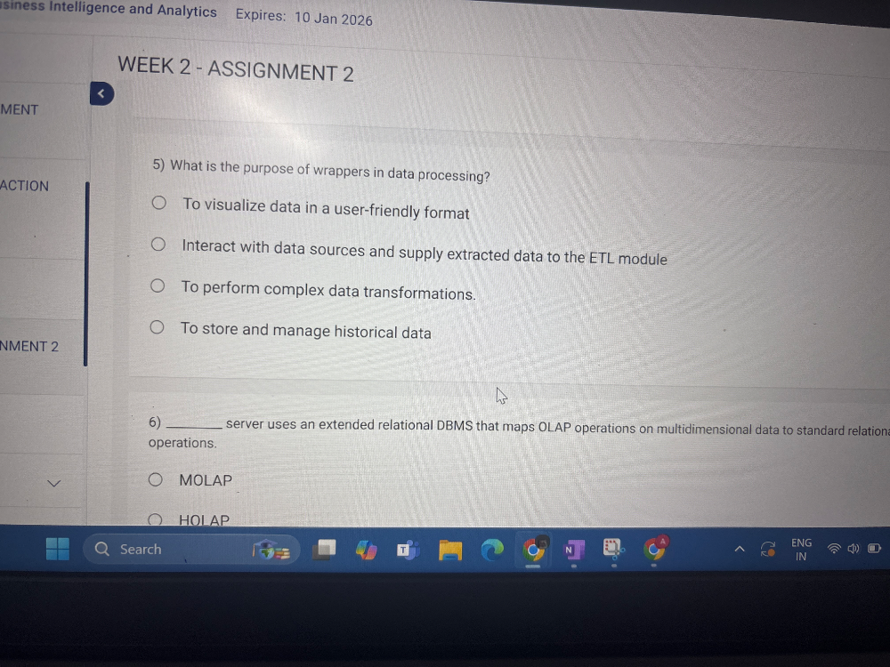 5) What is the purpose of wrappers in data