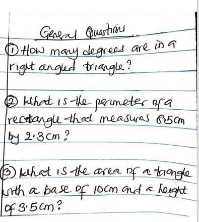 1 How many degrees are in a right angled | StudyX