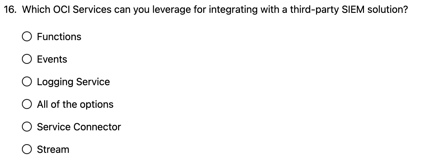 16 Which OCI Services can you leverage for | StudyX