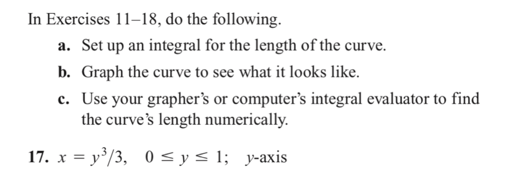 In Exercises 11-18 do the following a Set up | StudyX