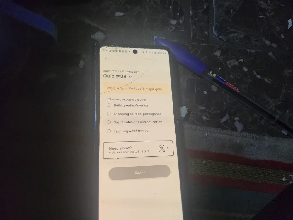 Spur Protocols campaign Quiz 09/10 What is