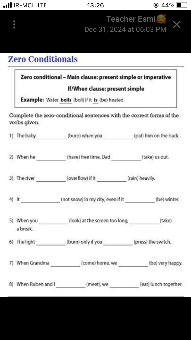 Zero ConditionalsZero conditional - Main | StudyX