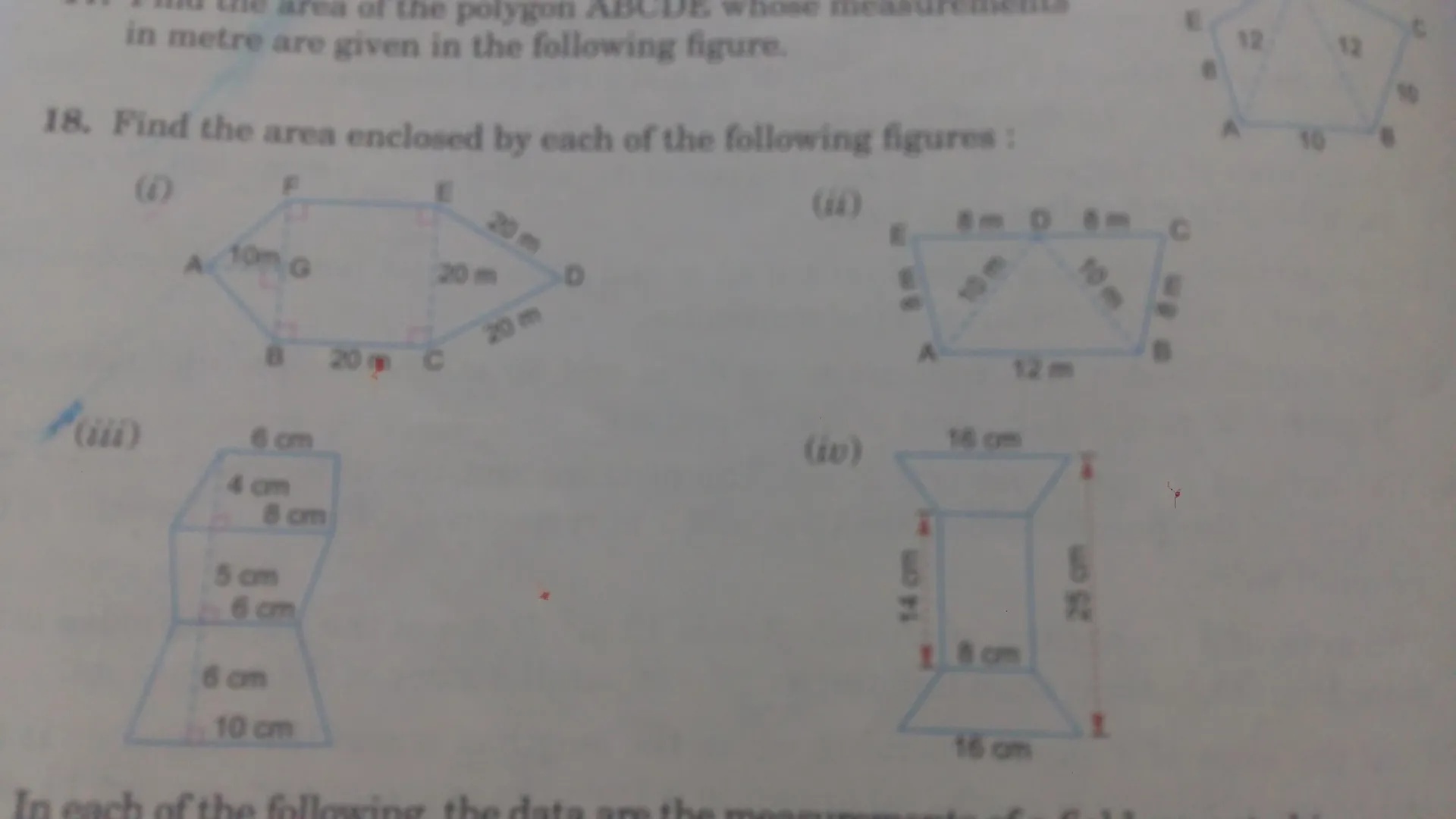 18 Find the area enclosed by each of the | StudyX