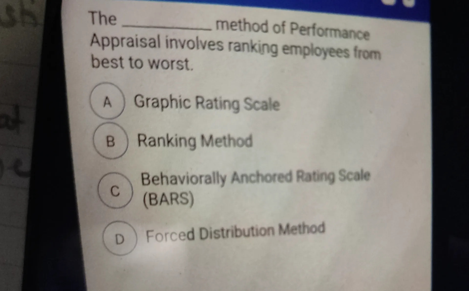 The method of Performance Appraisal | StudyX