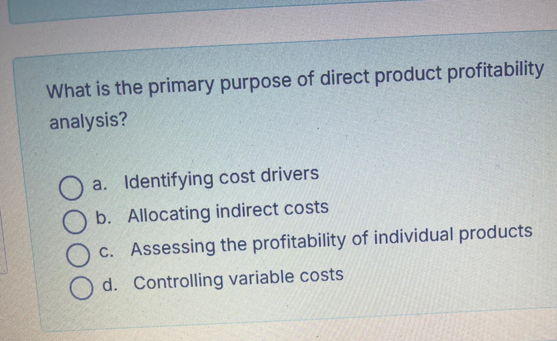 What is the primary purpose of direct | StudyX