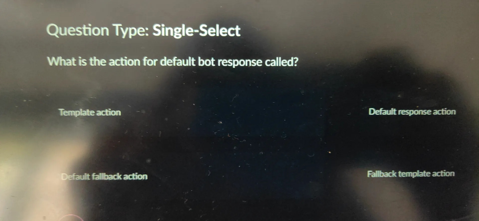 Question Type Single-Select What is the | StudyX