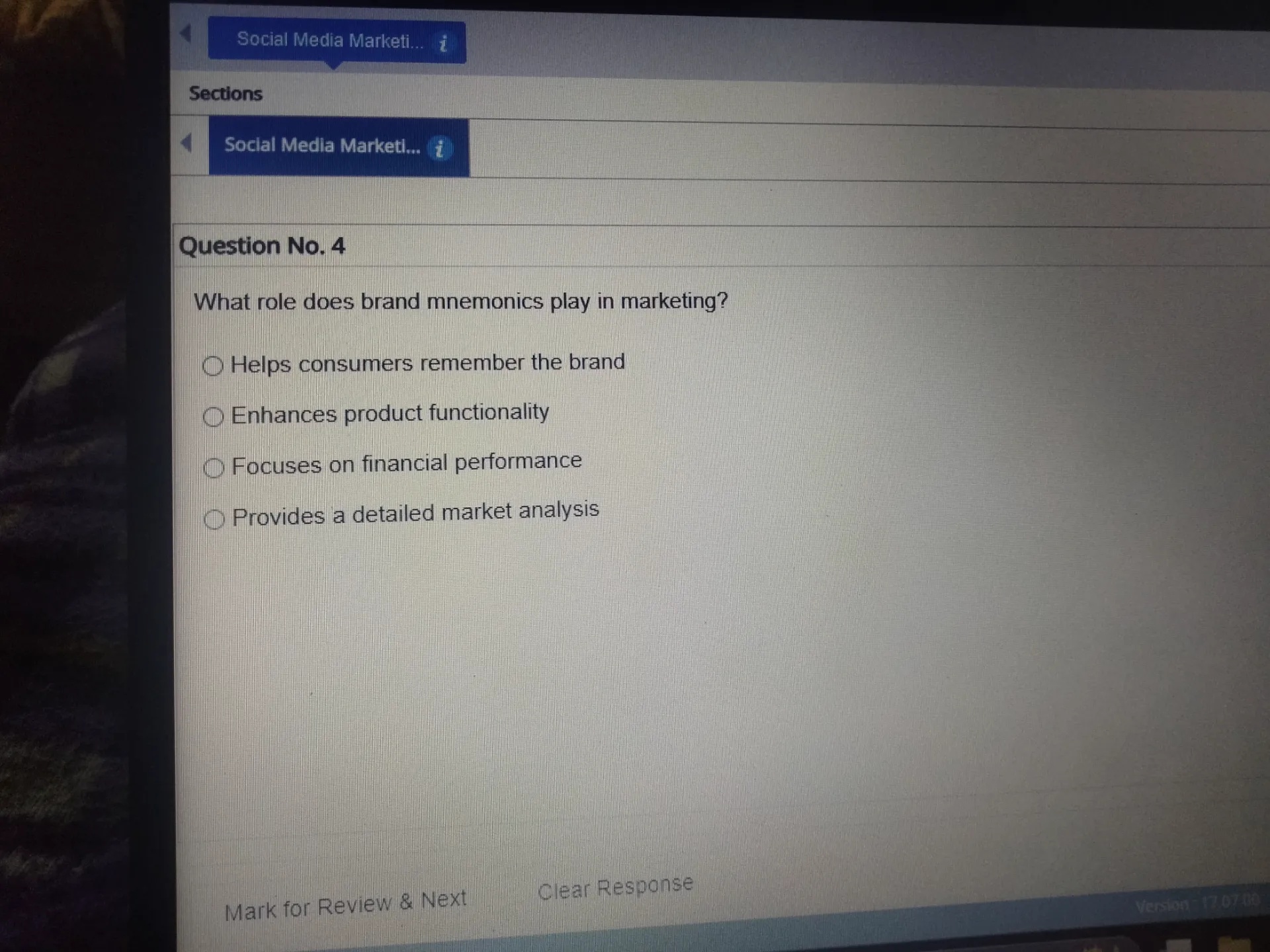 Question No 4 What role does brand mnemonics | StudyX