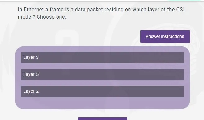 In Ethernet a frame is a data packet | StudyX
