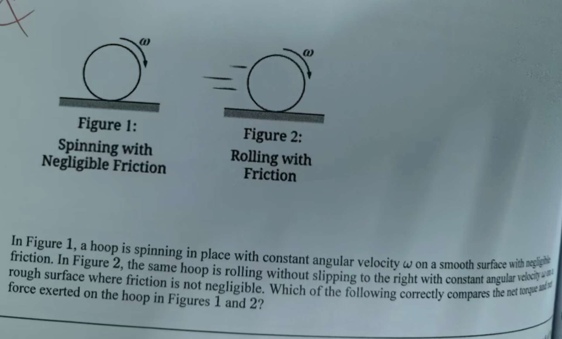 Figure 1 Spinning with Negligible Friction | StudyX