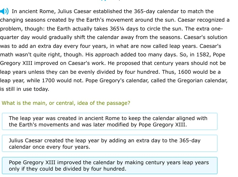 In ancient Rome Julius Caesar established | StudyX