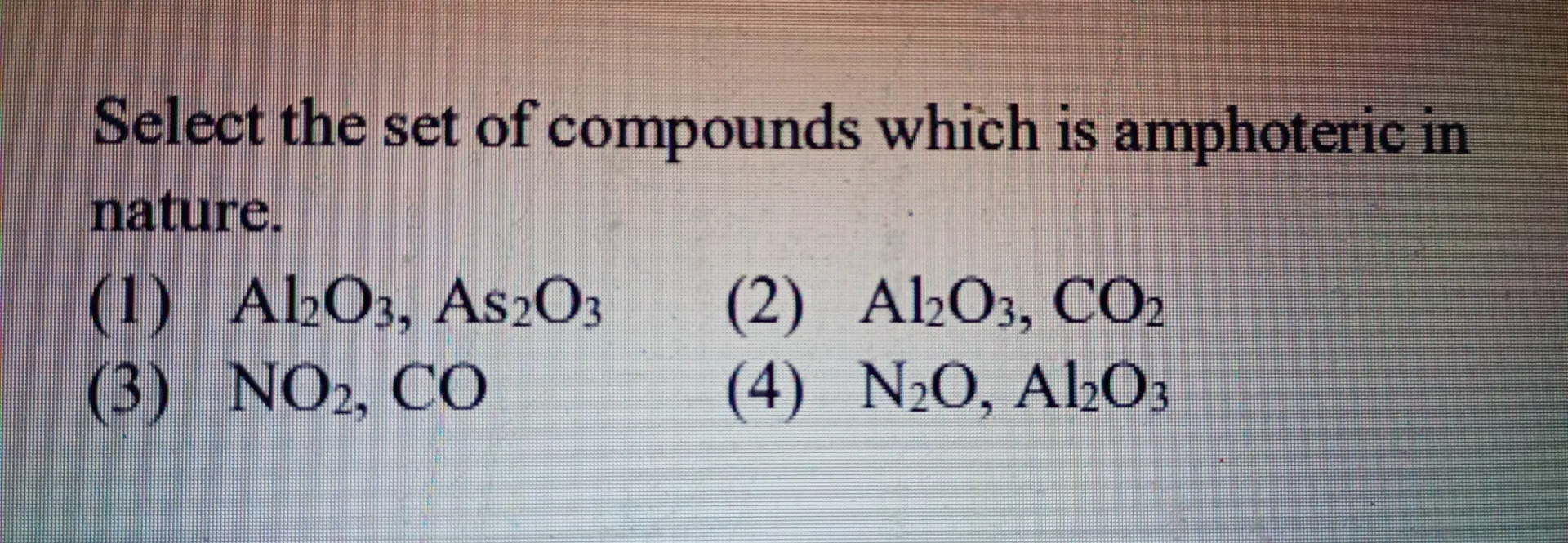 Select the set of compounds which is | StudyX