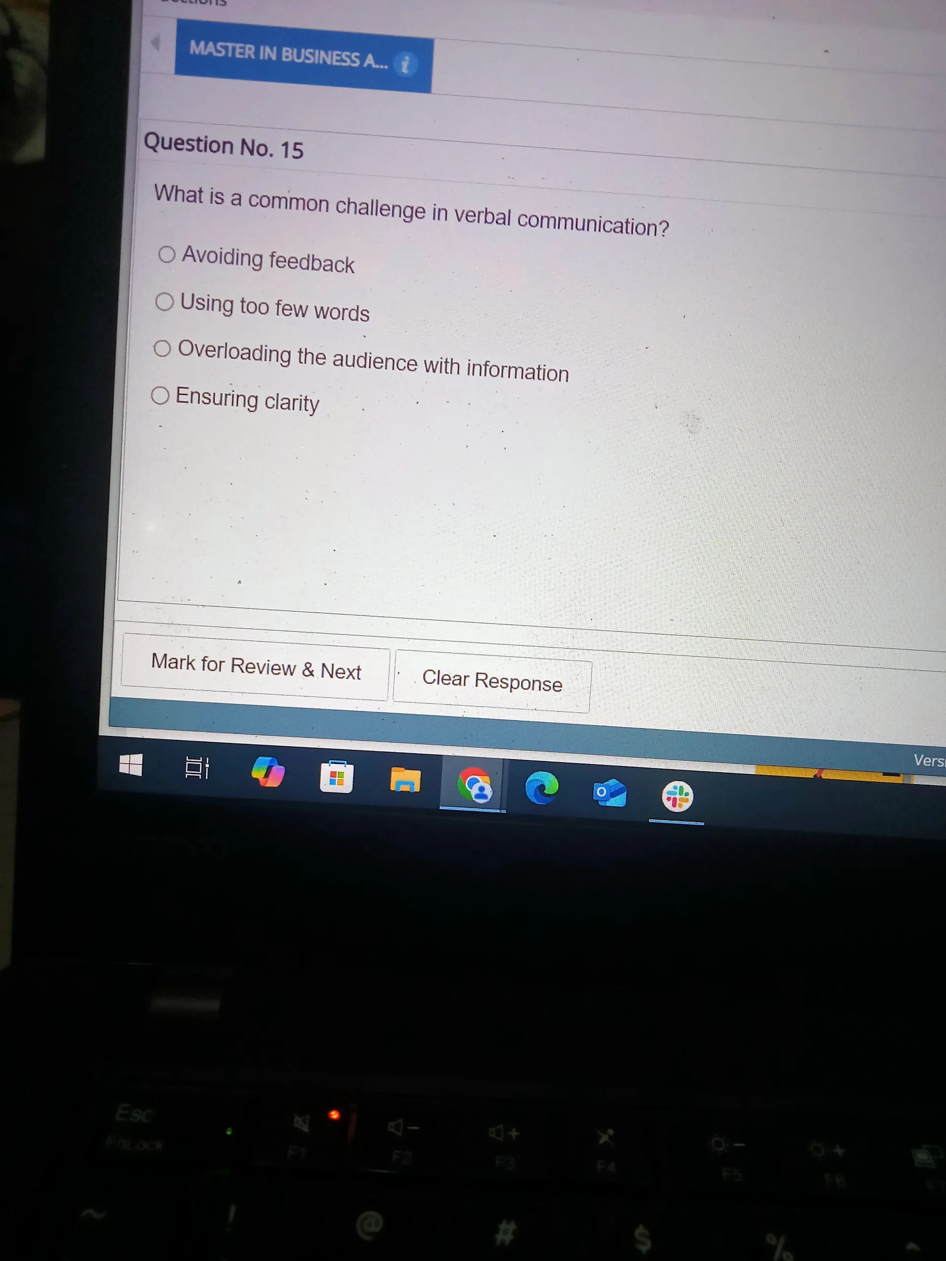 Question No 15 What is a common challenge in | StudyX