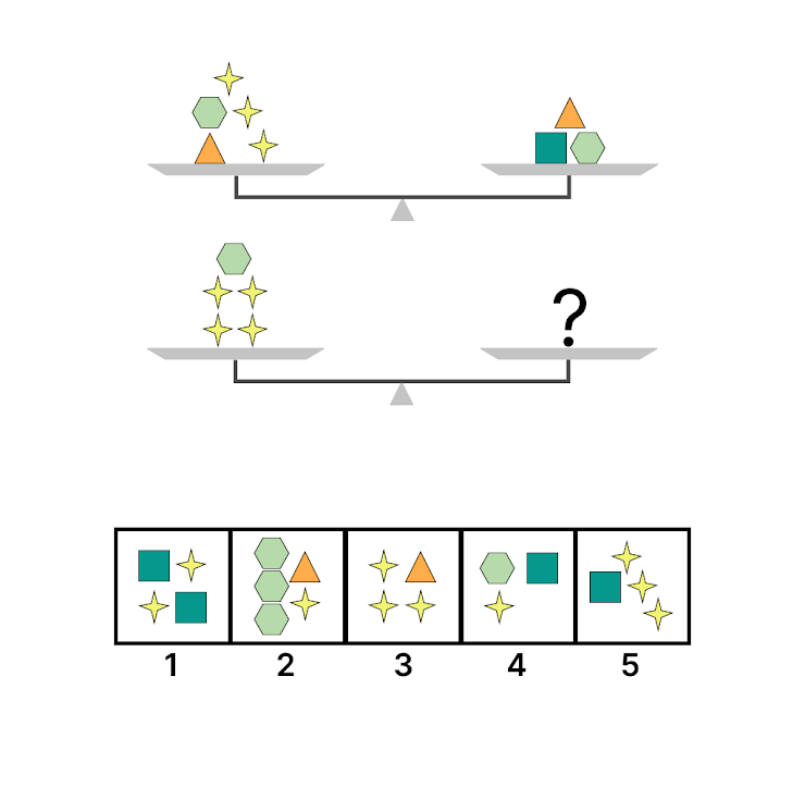 fw140Which option will balance the weighing | StudyX