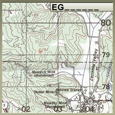 What are the six-digit grid coordinates for | StudyX
