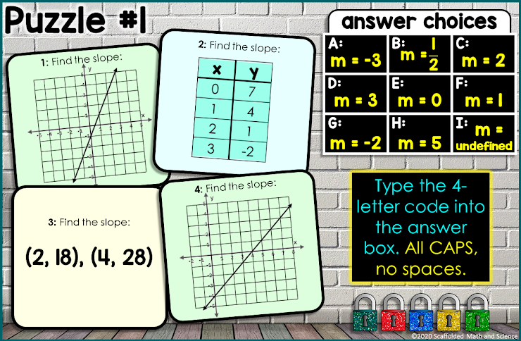 Puzzle #1 **Instructions:** Find the slope | StudyX