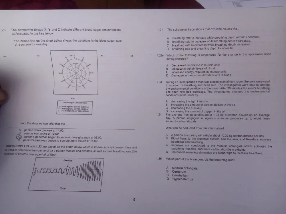 QUESTIONS 1.21 and 1.22 are based on the | StudyX