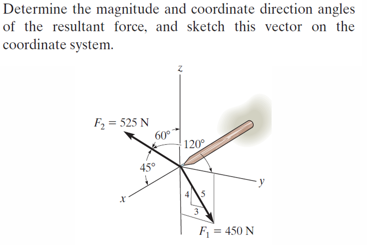 Determine the magnitude and coordinate | StudyX