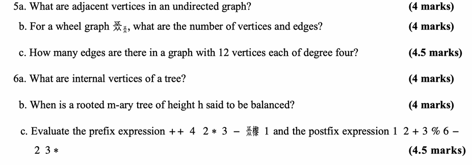 5a. What are adjacent vertices in an | StudyX