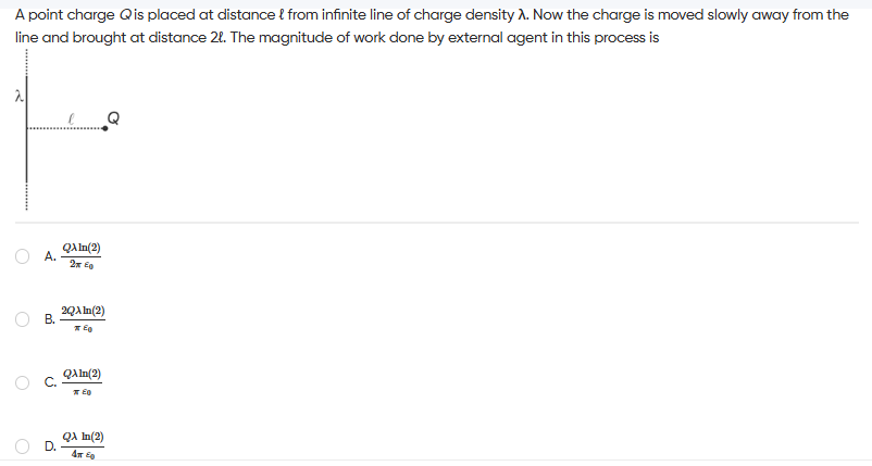 A point charge $Q$ is placed at distance $l$ | StudyX
