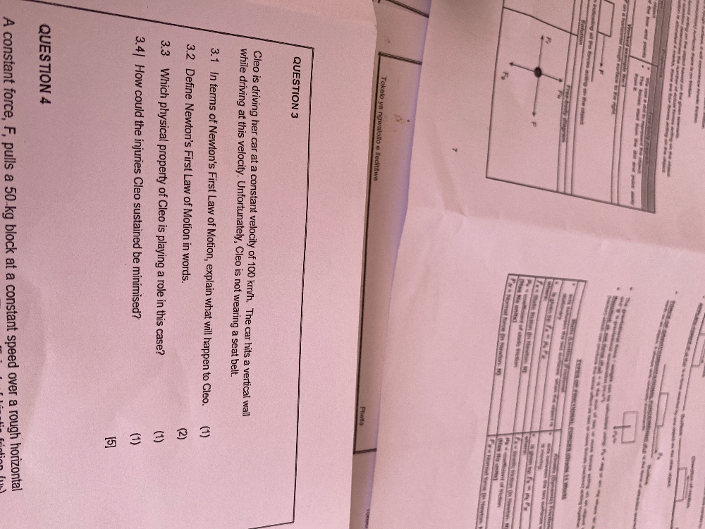 Cleo is driving her car at a constant | StudyX