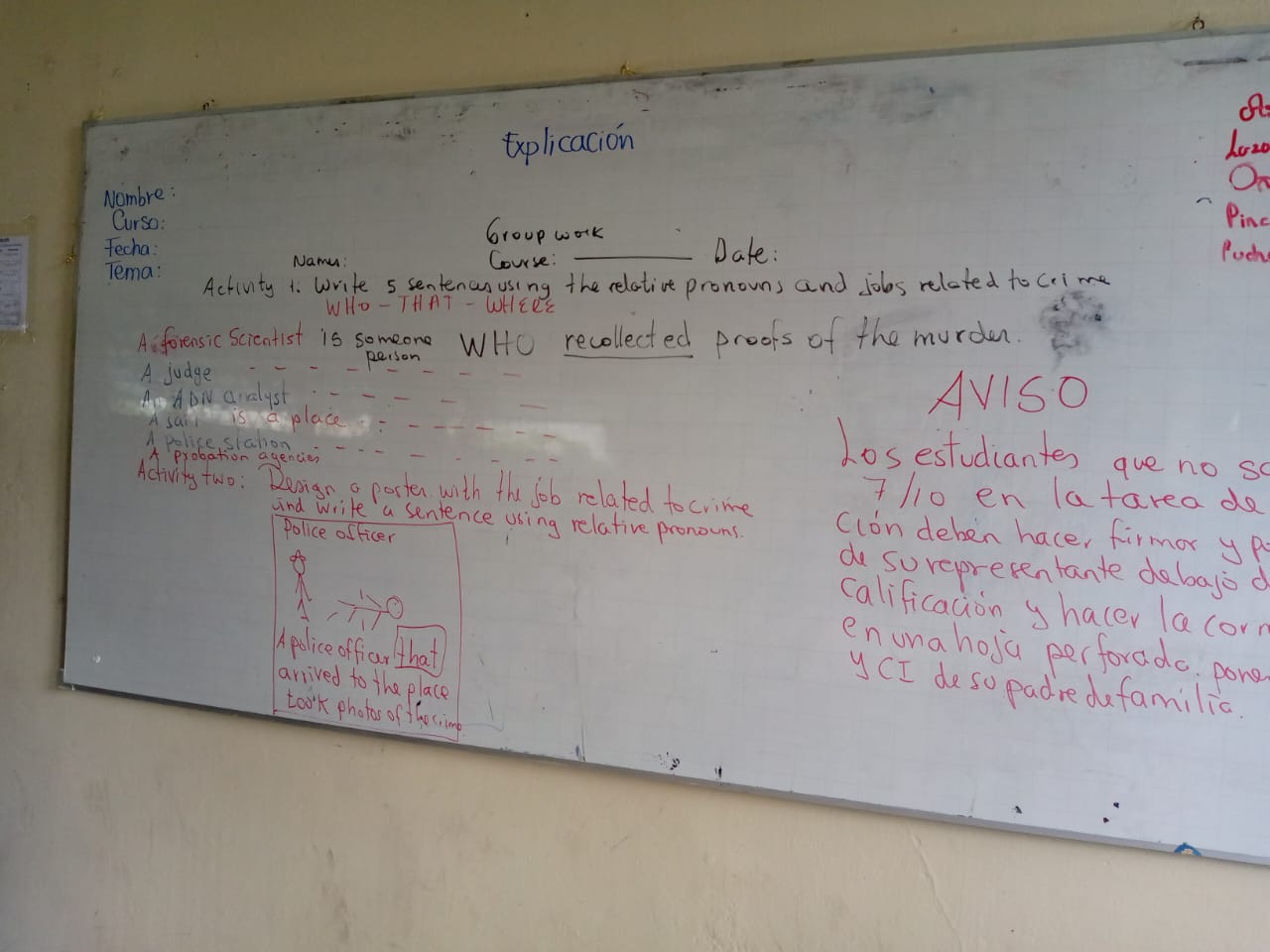 Activity 1: Write 5 sentences using the | StudyX