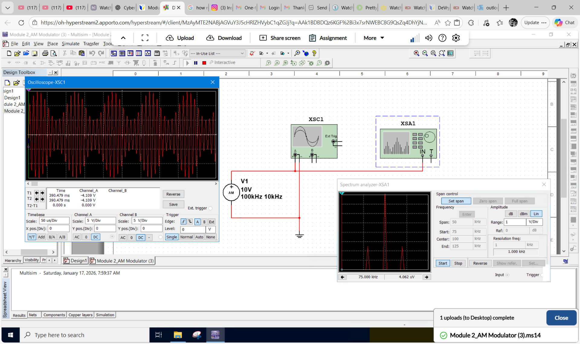 AM Signals The screenshot of the | StudyX