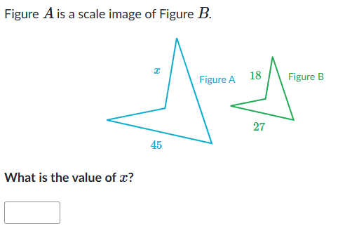 Figure $A$ is a scale image of Figure $B$. | StudyX