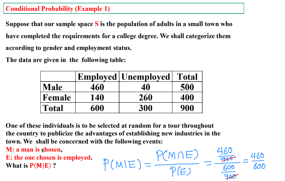 Conditional Probability (Example 1) Suppose | StudyX