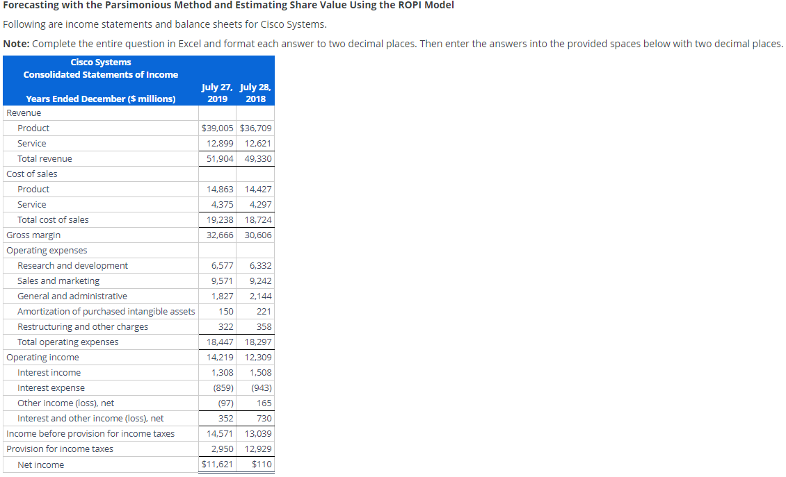 Forecasting with the Parsimonious Method | StudyX