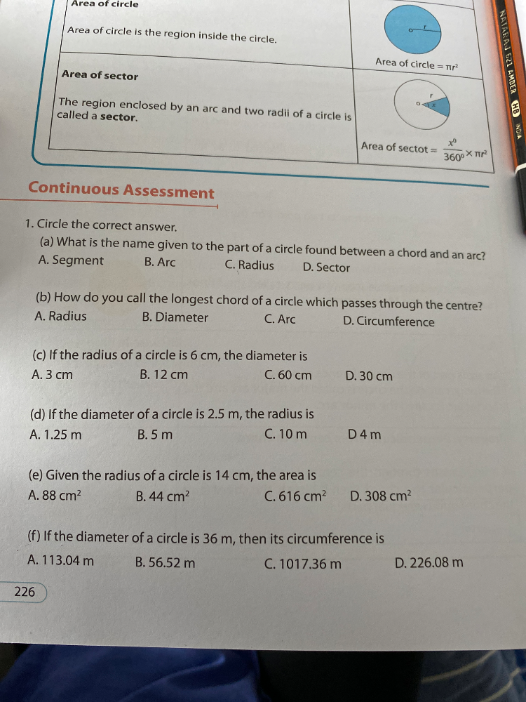 1. Circle the correct answer. (a) What is | StudyX