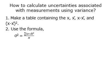 How to calculate uncertainties associated | StudyX