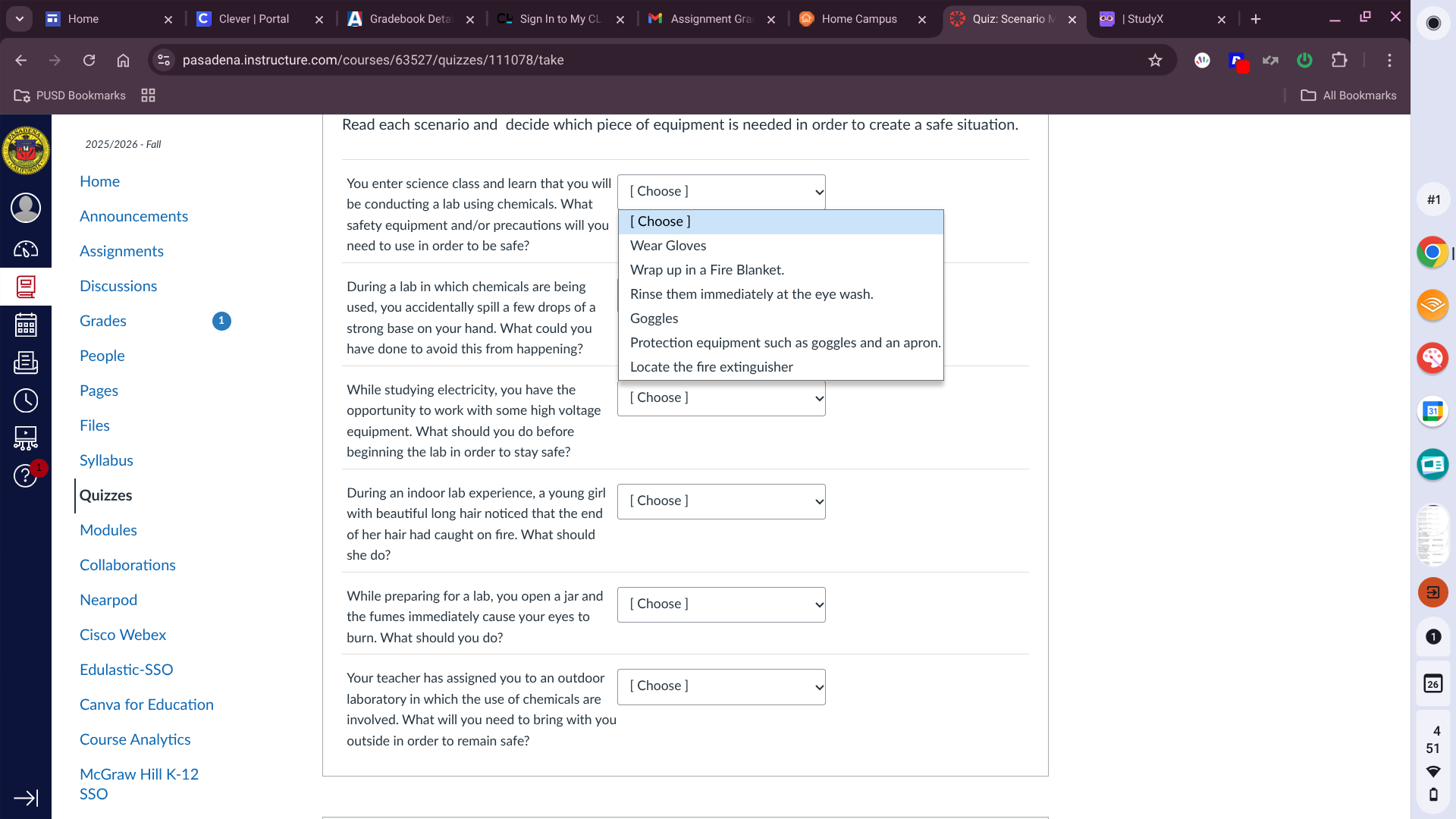 Read each scenario and decide which piece of | StudyX