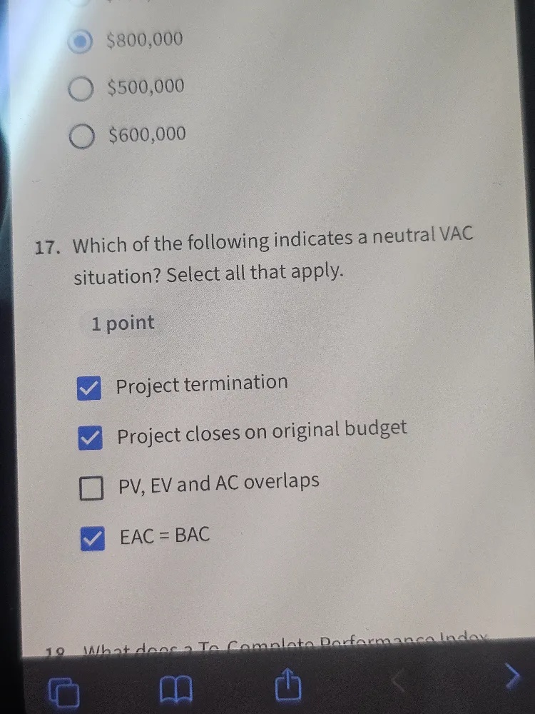 17. Which of the following indicates a | StudyX