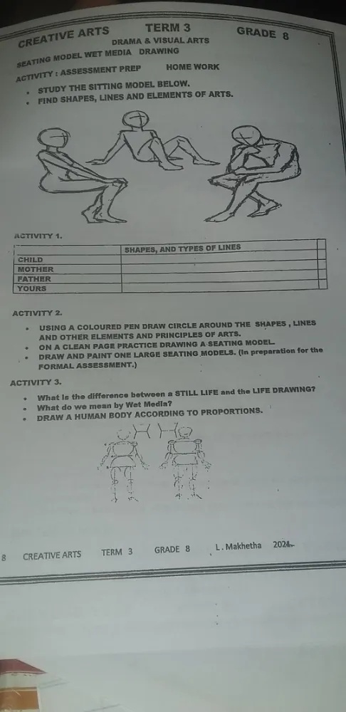 ACTIVITY 1. SHAPES, AND TYPES OF LINES | StudyX