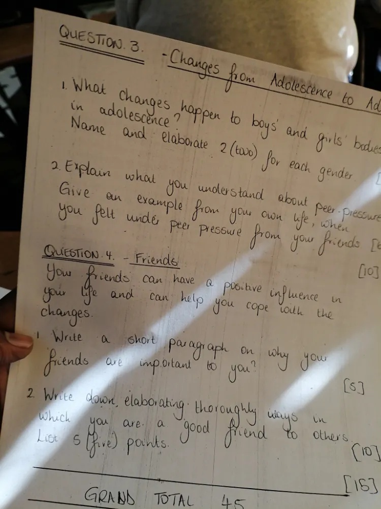 QUESTION. 3. - Changes from Adolescence to | StudyX