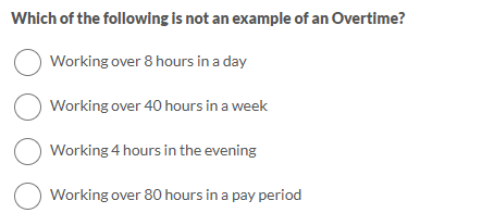 Which of the following is not an example of | StudyX