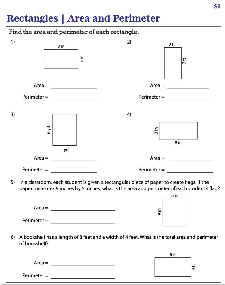 Find the area and perimeter of each | StudyX