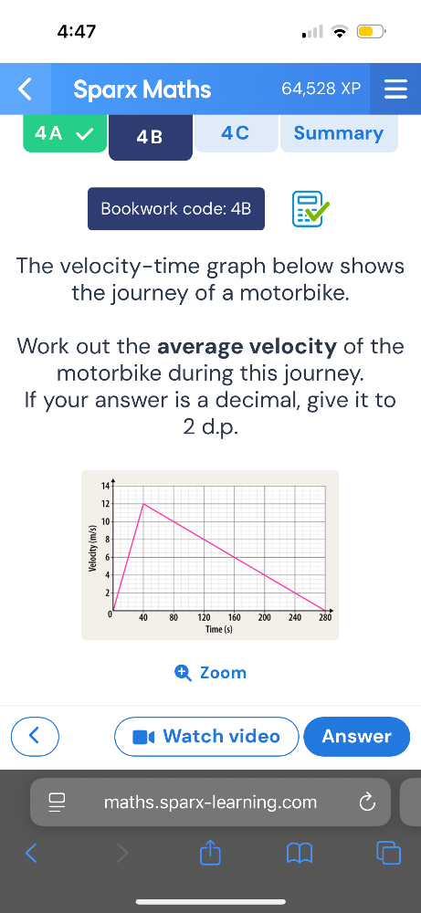 The velocity-time graph below shows the | StudyX