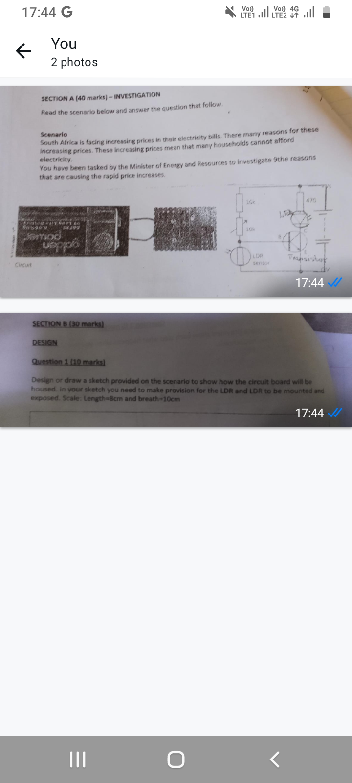 SECTION A (40 marks) - INVESTIGATION Read | StudyX