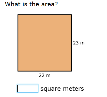 What is the area? [Image of a rectangle with | StudyX